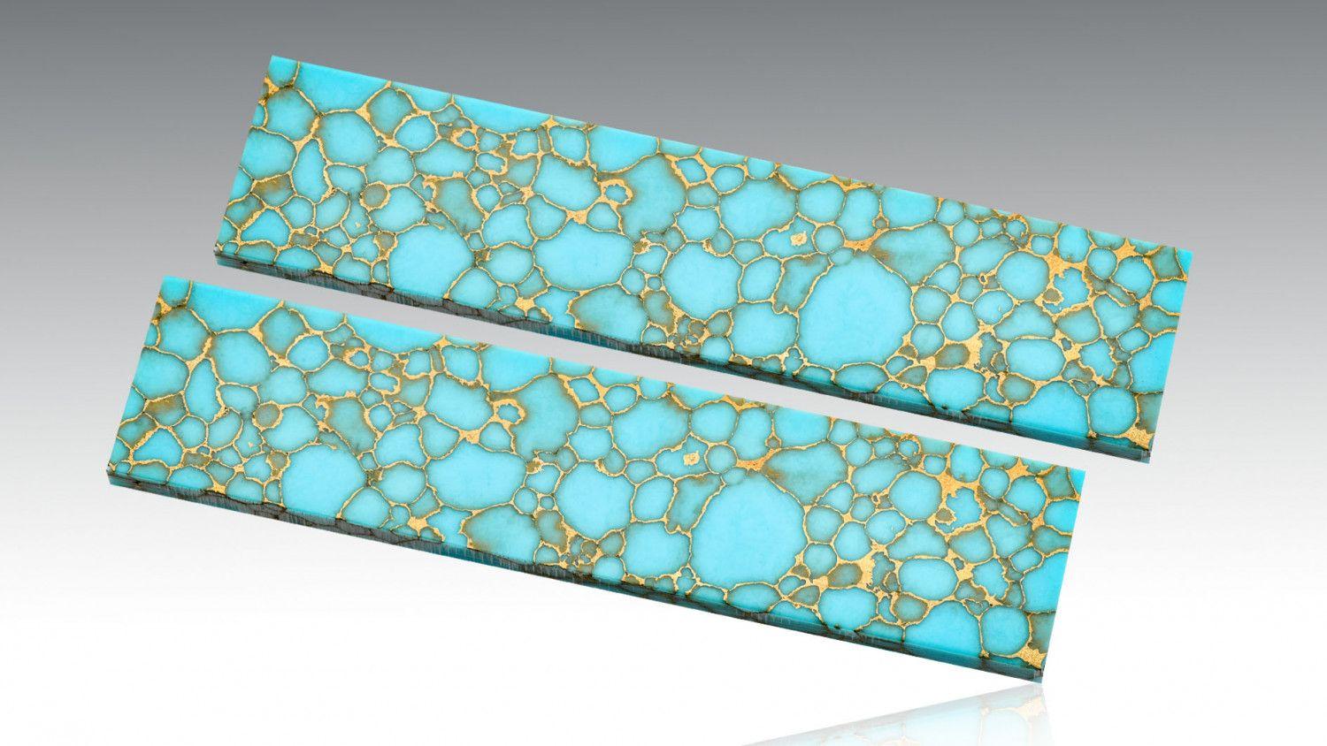 Turquoise gold reconstituted stone - best imitation of the stone ...