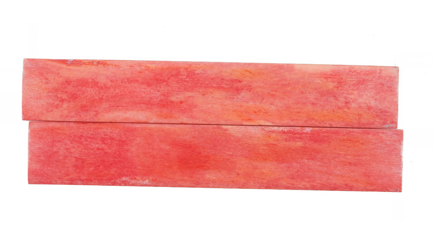 Manche Os de chameau plat coloré orange