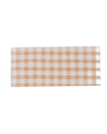 Placa de inclusión, tela de cuadros vichy, fondo blanco Color COLOR ...