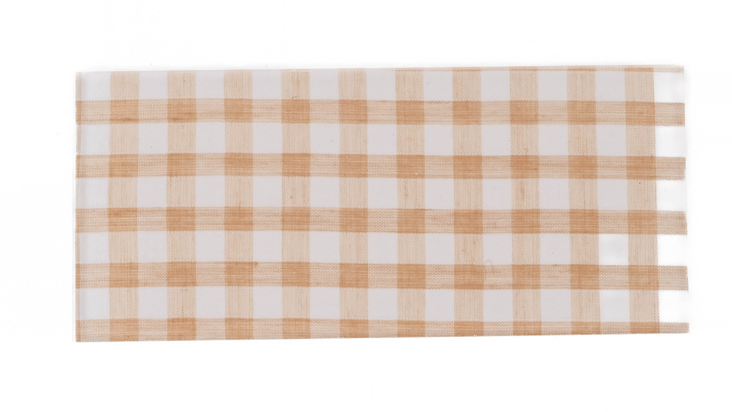 Placa de inclusión, tela de cuadros vichy, fondo blanco Color COLOR ...